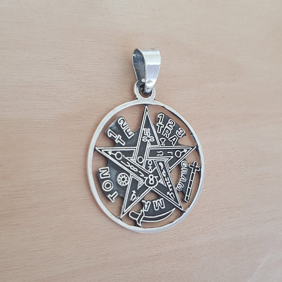 Medalla de Plata Tetragrámaton 30mm – Joyas Alicanto